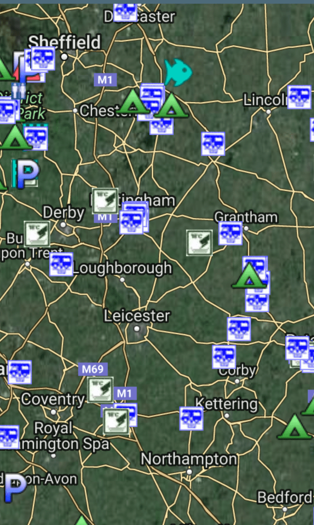Wild Camping Map of UK – Motorhome Mods UK